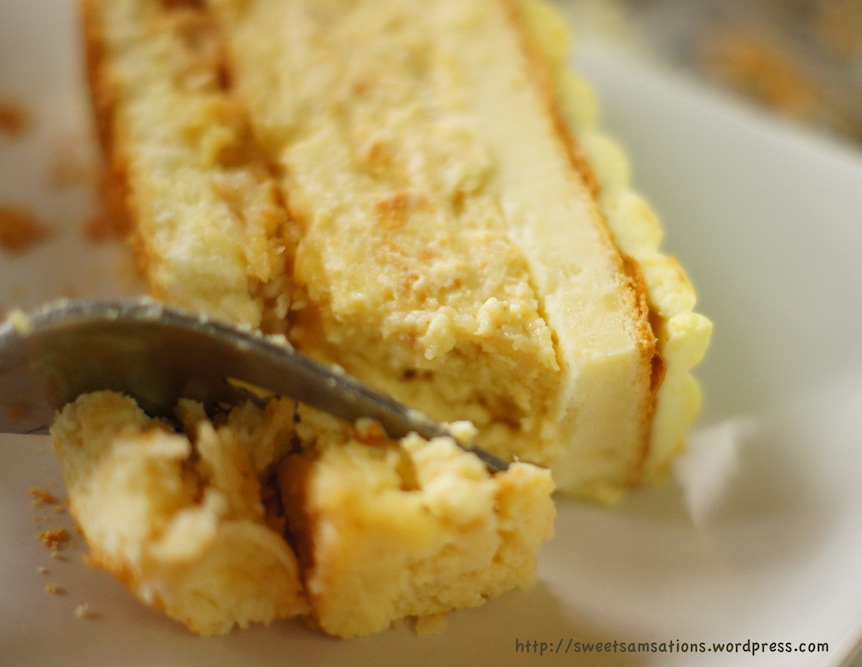 Mango Cheesecake Cheesecake with Coconut Macaroon – Sweet Samsations