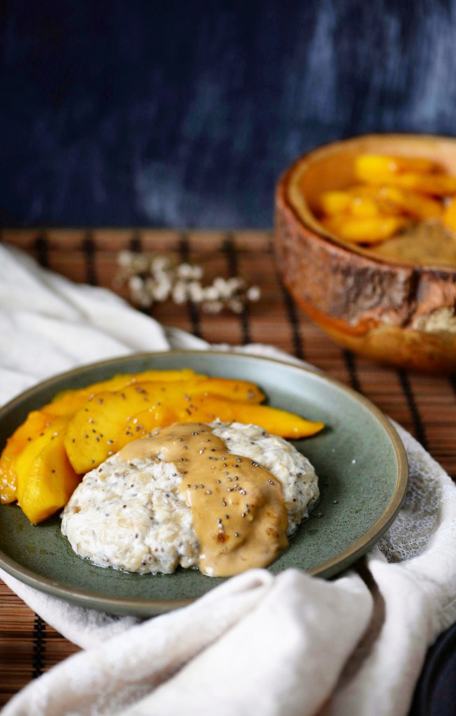 Mango Sticky Oatmeal – Sweet Samsations